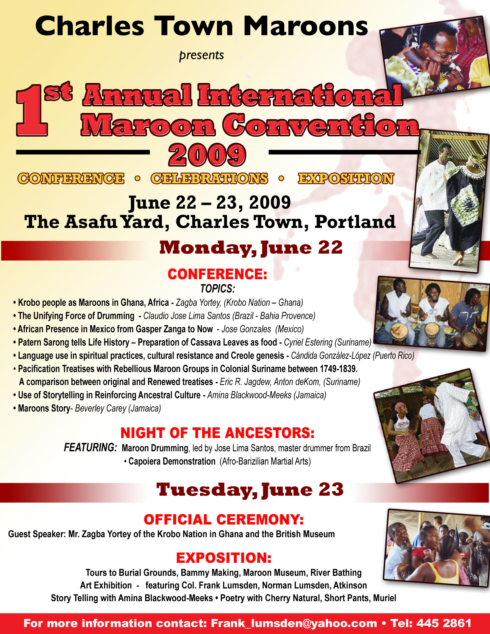 16th Annual International Charles Town Maroon Conference and Festival ...